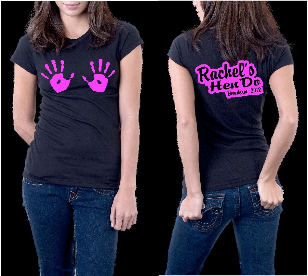 Personalised Hen Holiday Event T Shirt Custom Designscustom Designs